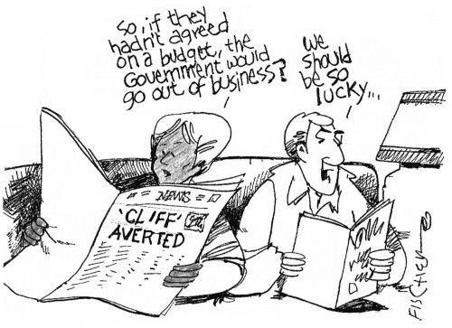 This week’s Editorial cartoon, by Ed Fischer – MSR News Online